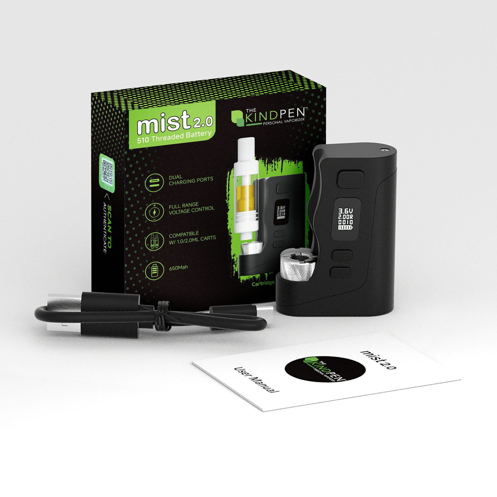 Mist Cartomizer Pen | Oils & E-Juice | The Kind Pen